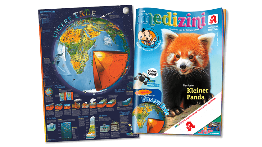 XXL-Poster über unsere faszinierende Erde: Das neue medizini macht Lust ...